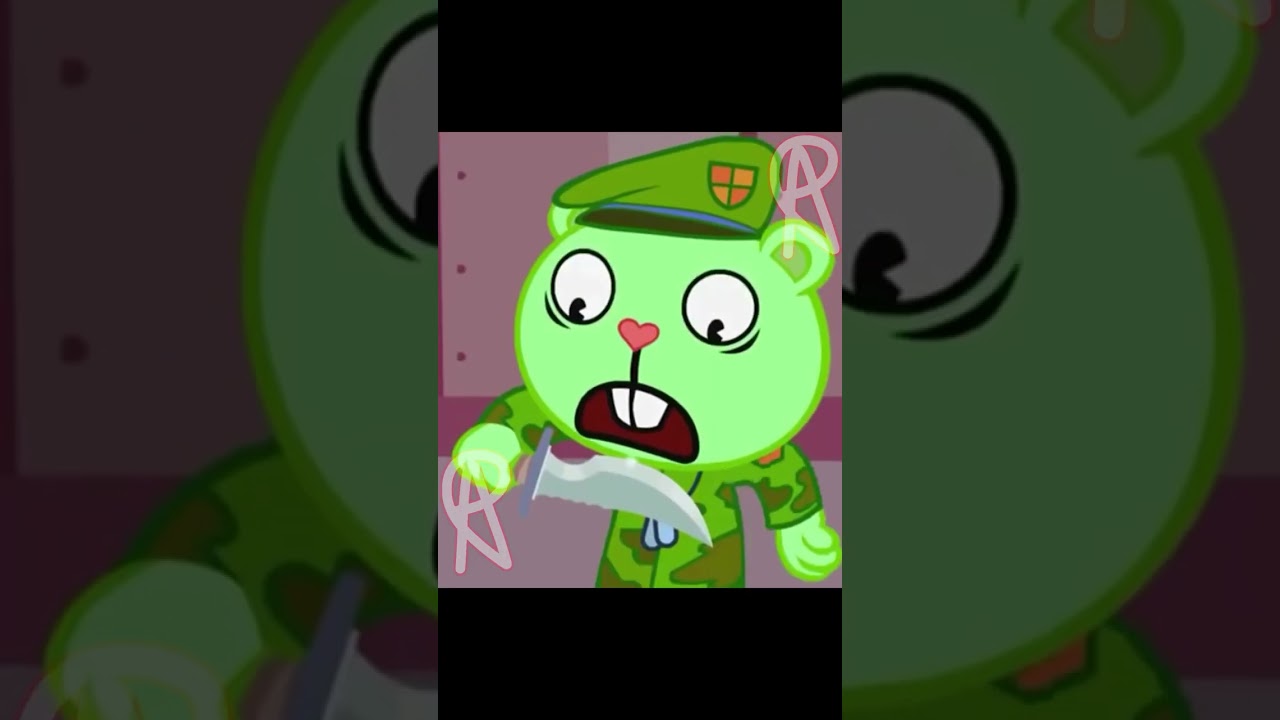 Flippy V Fliqpy - #shorts #happytreefriends #flippy