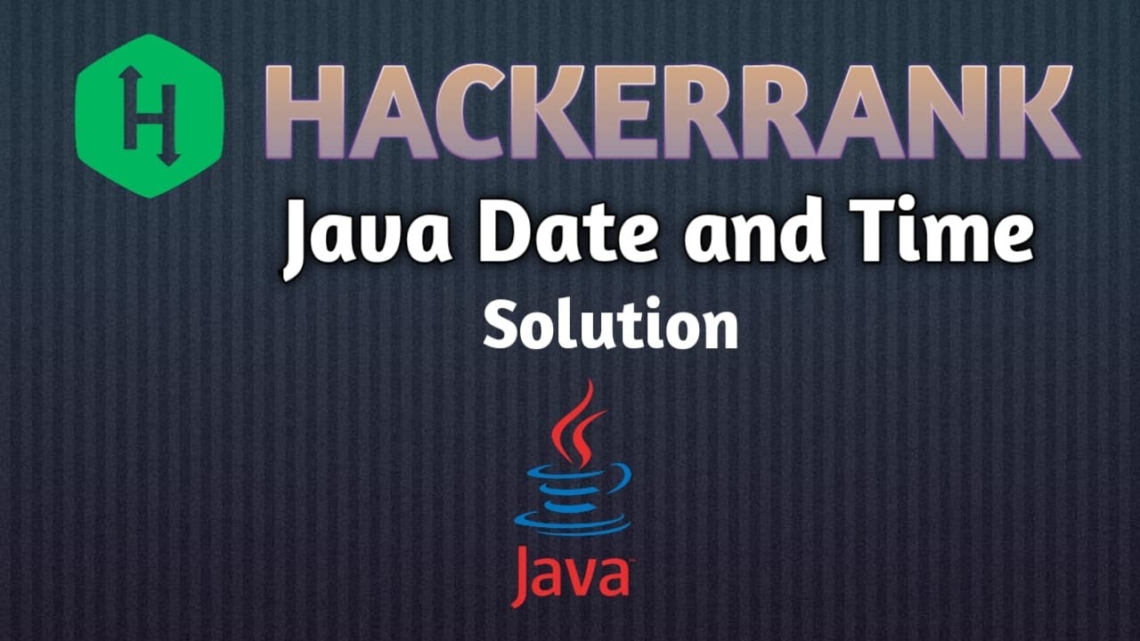 Java date and time|Hackerrank problem|Java solution #javasolution #dateandtimeinjava #hackerrank