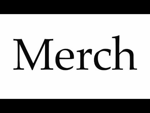 How to Pronounce Merch