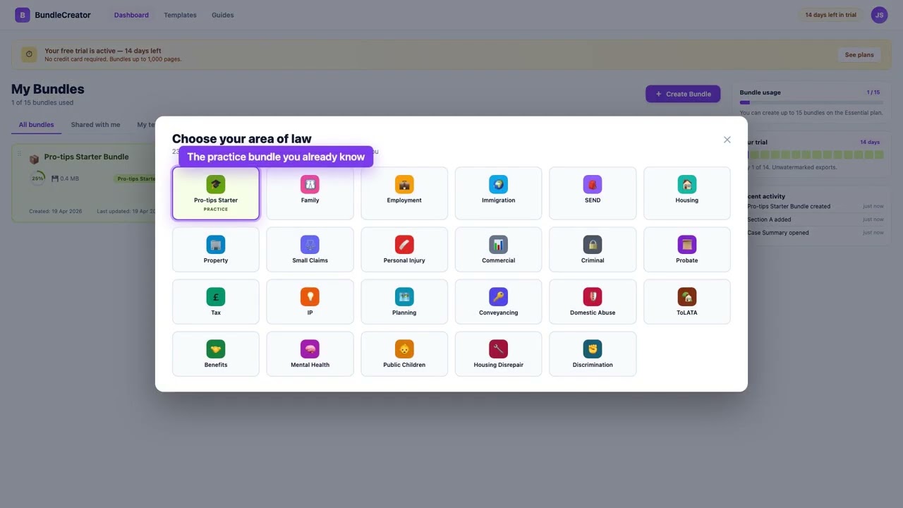 Creating Your First Bundle | BundleCreator