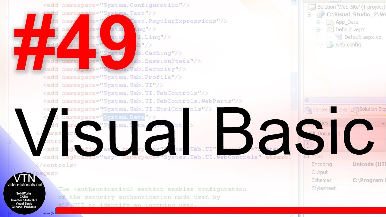49  VISUAL BASIC   Tutorial  ( Inherit Base Class )