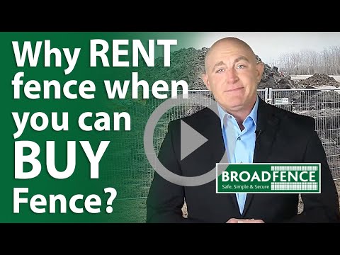 Why Rent When You Can Own Temporary Fence?