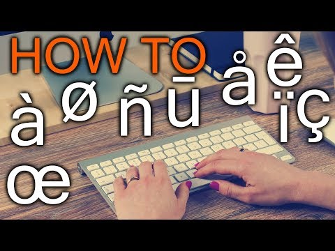 How to Input Special Character Letters on Mac