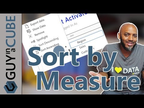 Power BI Tutorial: Sort By A Measure Not Shown In Visual