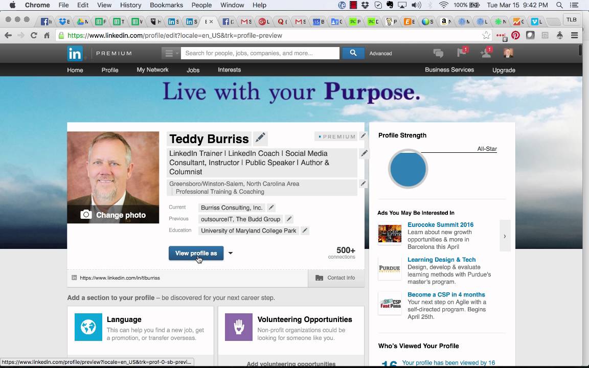 Adding a Vimeo Video to LinkedIn