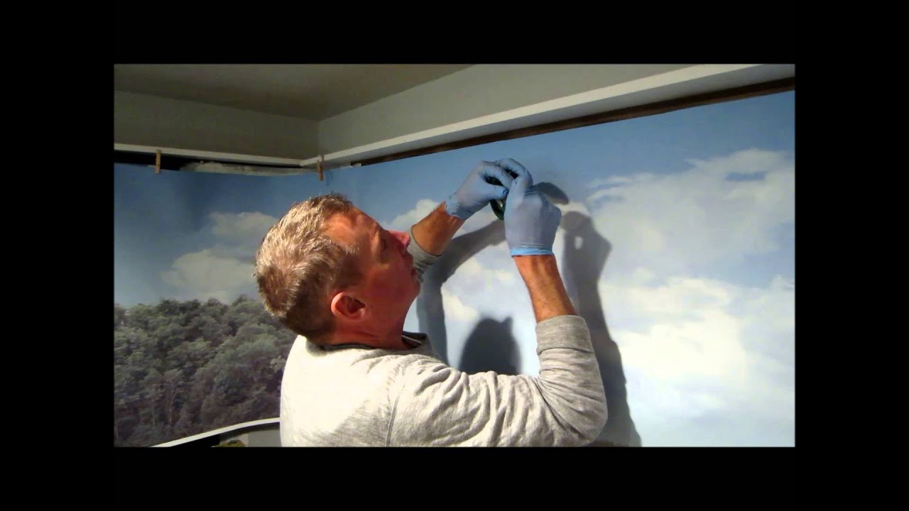 Installing a Model Railroad Backdrop, Part 2