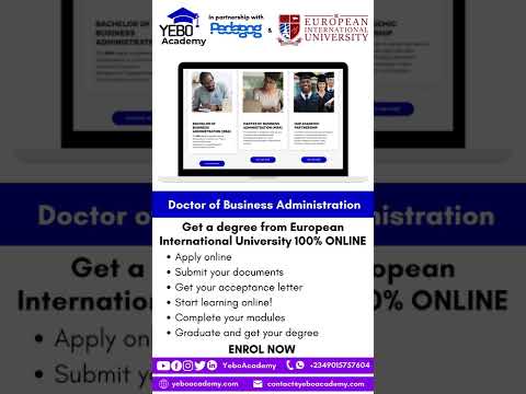 Earn a degree from European International University, Paris with discounted fees (for Africans)