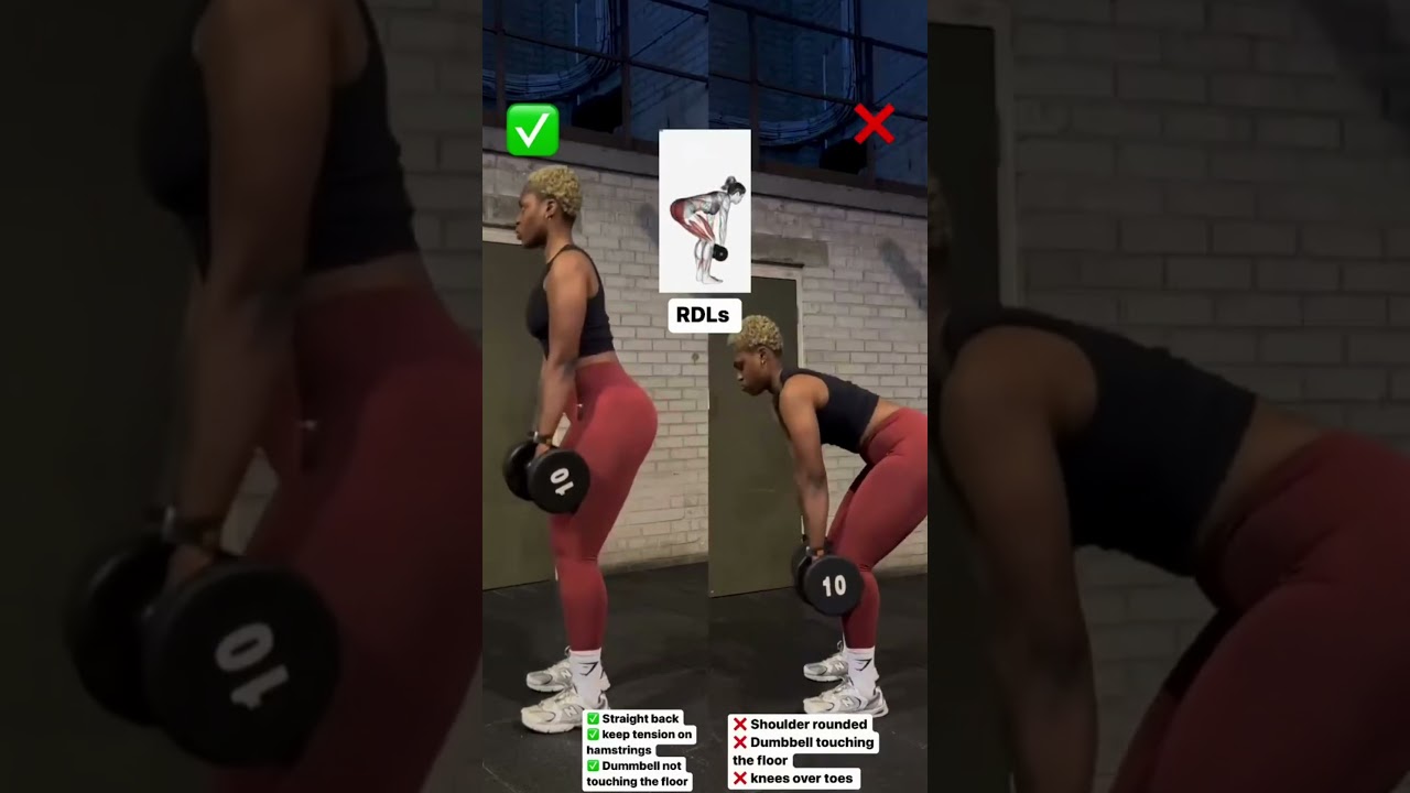 rdl form tips #shortsfeed #shorts #rdl #gym #trending