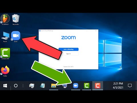How To Create Zoom App Shortcut on Pc or Laptop | Pin Zoom App to Taskbar