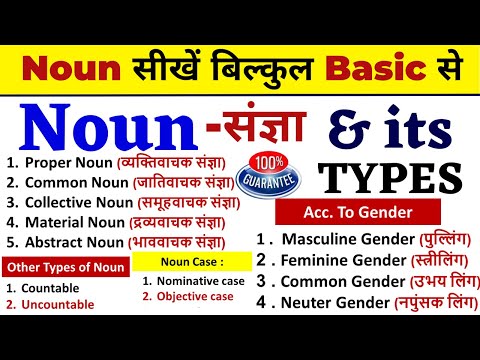 What is noun? | Kinds of Noun | Parts of Speech | Proper Noun | Common Noun | Collective Noun
