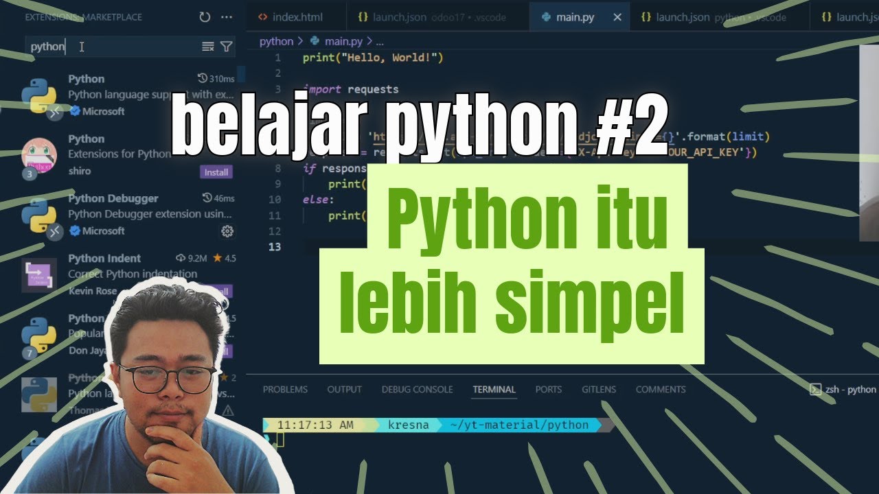 Python #2 - Python itu lebih mudah
