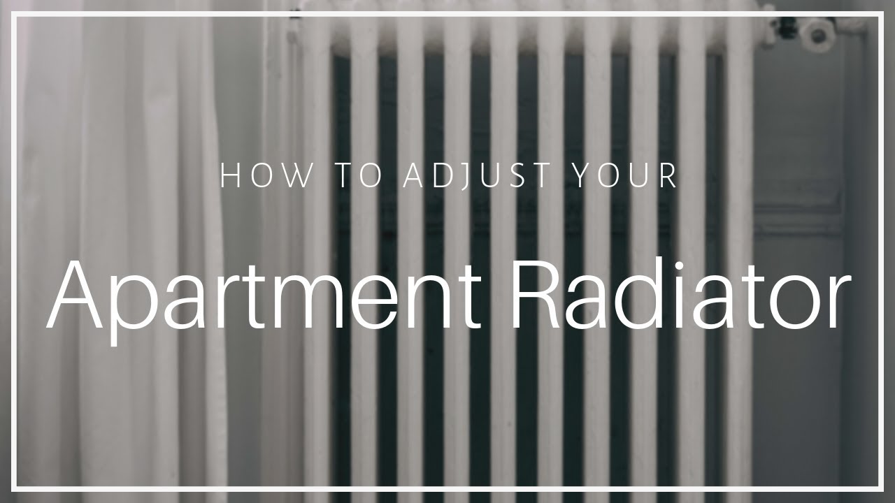 Apartment Radiator Heater - How to Turn On and Off