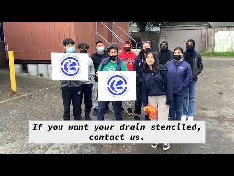 Duwamish Valley Youth Corp & PPRC Drain Stencil Outreach