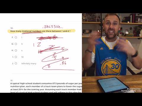Irrational Numbers Example Problem