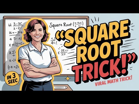 Square Root Trick 🤯 | Solve in 5 Seconds! #MathShorts