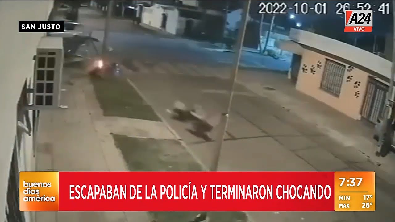 🔴 Usaban la moto robada al youtuber DataR para escapar de la policía