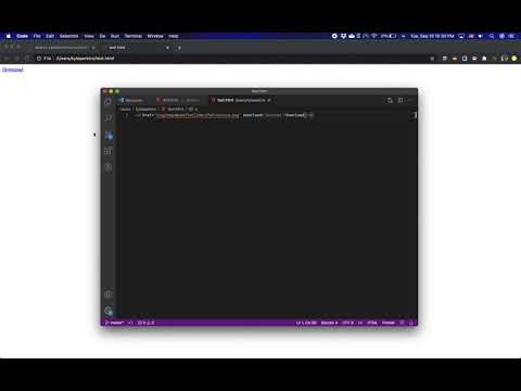Using the Download Attribute (HTML)