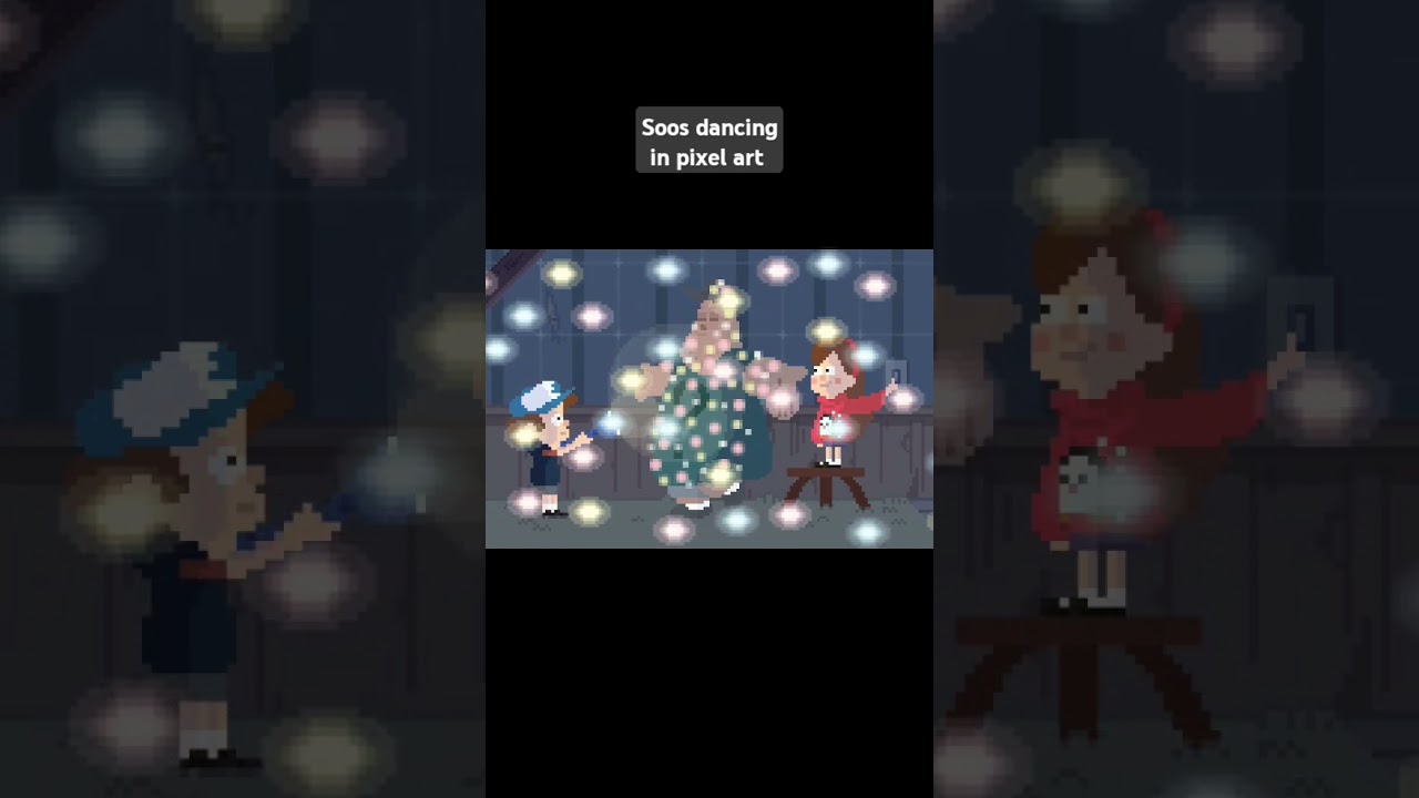 Soos disco dancing but in pixelart #gravityfalls #gravityfallsfanart #pixelart #soos #pixelartist