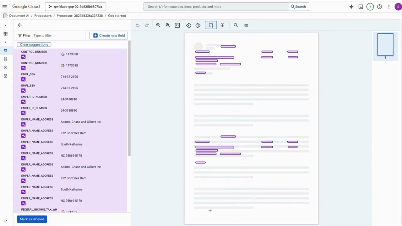 [PTPPF]: Document AI Workbench - Custom Document Extractor | Google Cloud Partner Labs