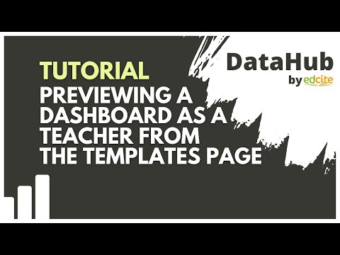DataHub: Previewing a Teacher Dashboard Using the Log in As Tool