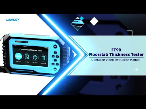FT90 Floorslab Thickness Tester Operation Video Instruction Manual