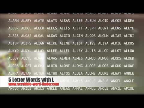 5 letter words with L