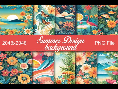 Summer Design background | Ai Images