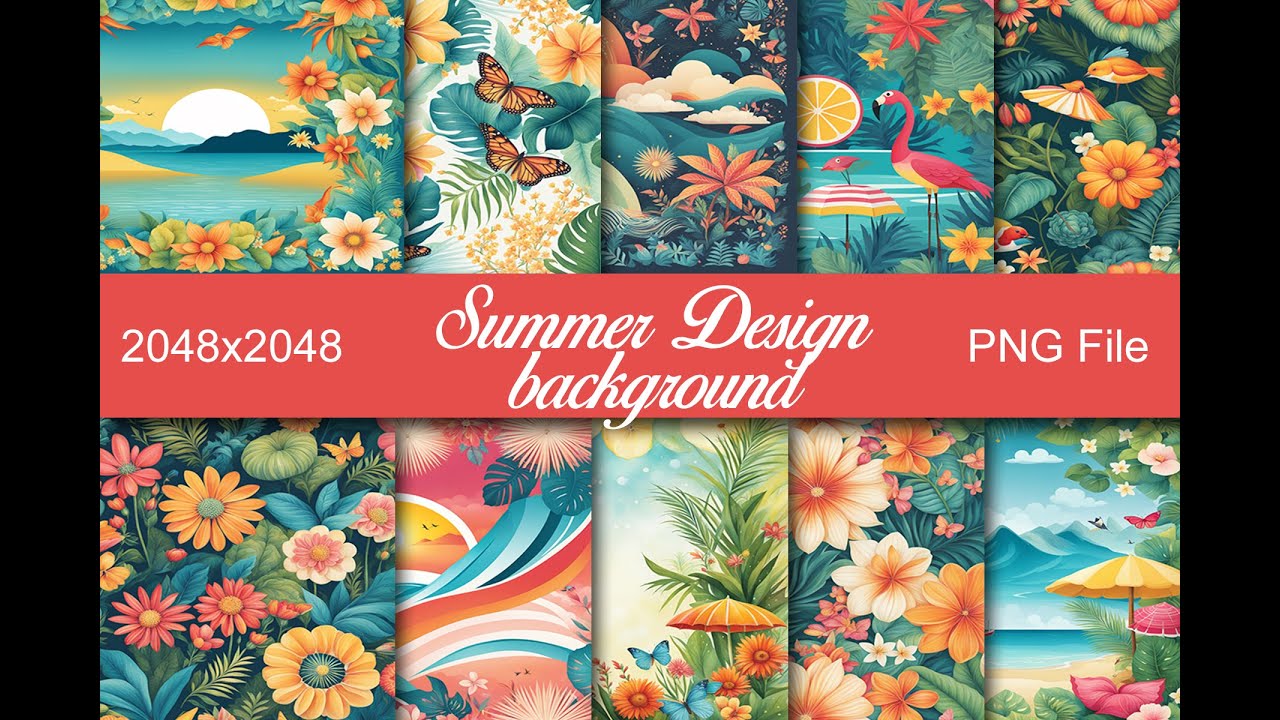 Summer Design background | Ai Images