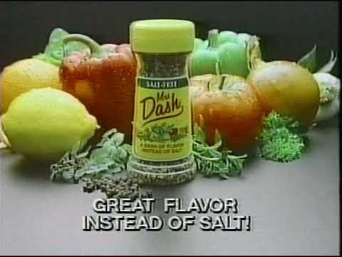 1987 Mrs Dash "Instead of Salt" 15 sec TV ad