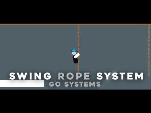 Swing Rope System 2D unity package | Go Systems