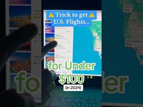 Here’s how to get cheap flights (within the US) for under $100…