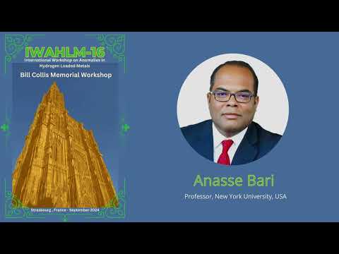 Anasse Bari - IWAHLM-16 - Utilizing Artificial Intelligence for Advancing LENR