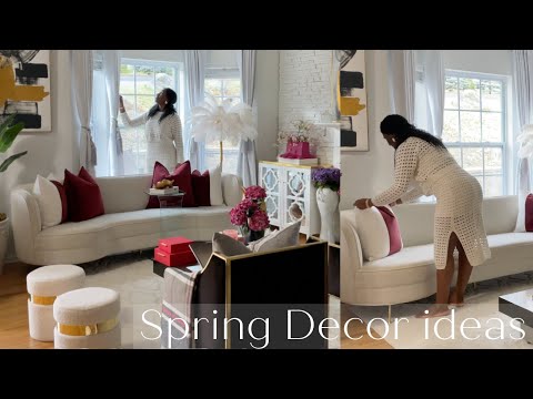 LET'S DECORATE! 2024 COZY SPRING HOME TOUR/HOME DECOR IDEAS/DECORATE WITH ME/INTERIOR DESIGN TRENDS