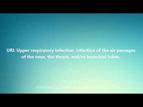 URI - Medical Meaning and Pronunciation