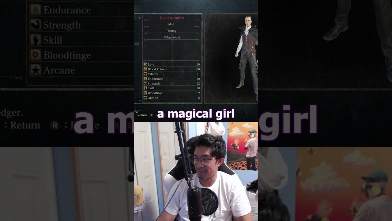 the infamous character creator #shorts #gaming #bloodborne #soulsborne