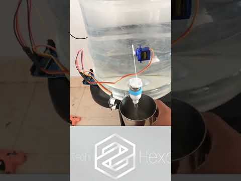 Arduino based automatic water tap usingultra sonic sensor and micro servo