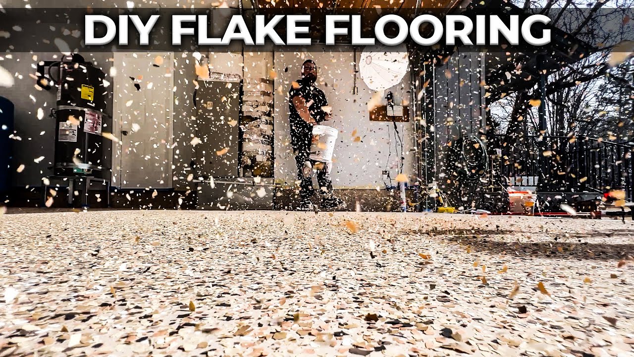 How to Epoxy Concrete Floors with Flakes | Full DIY Tutorial