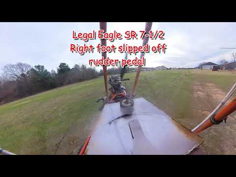 Ground loop of Legal Eagle XL SR 7-1/2 – Legal Eagle Flying Adventures