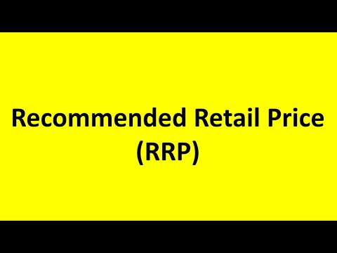 Recommended Retail Price RRP