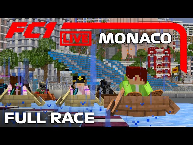 F1 Circuit de Monaco, 1:1 scale Ice boat racing track Minecraft Map