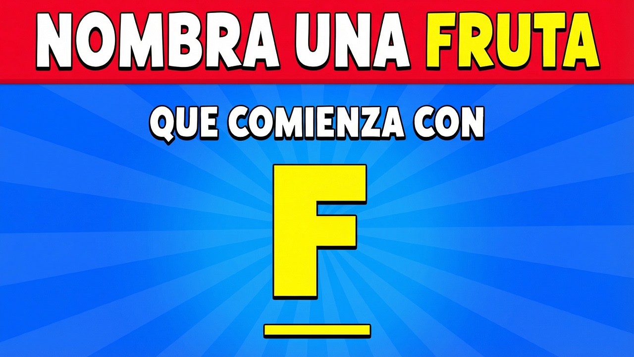 Encuentra una PALABRA que EMPIECE con... ⚡🧠 ¡Reto de Letras! 😱
