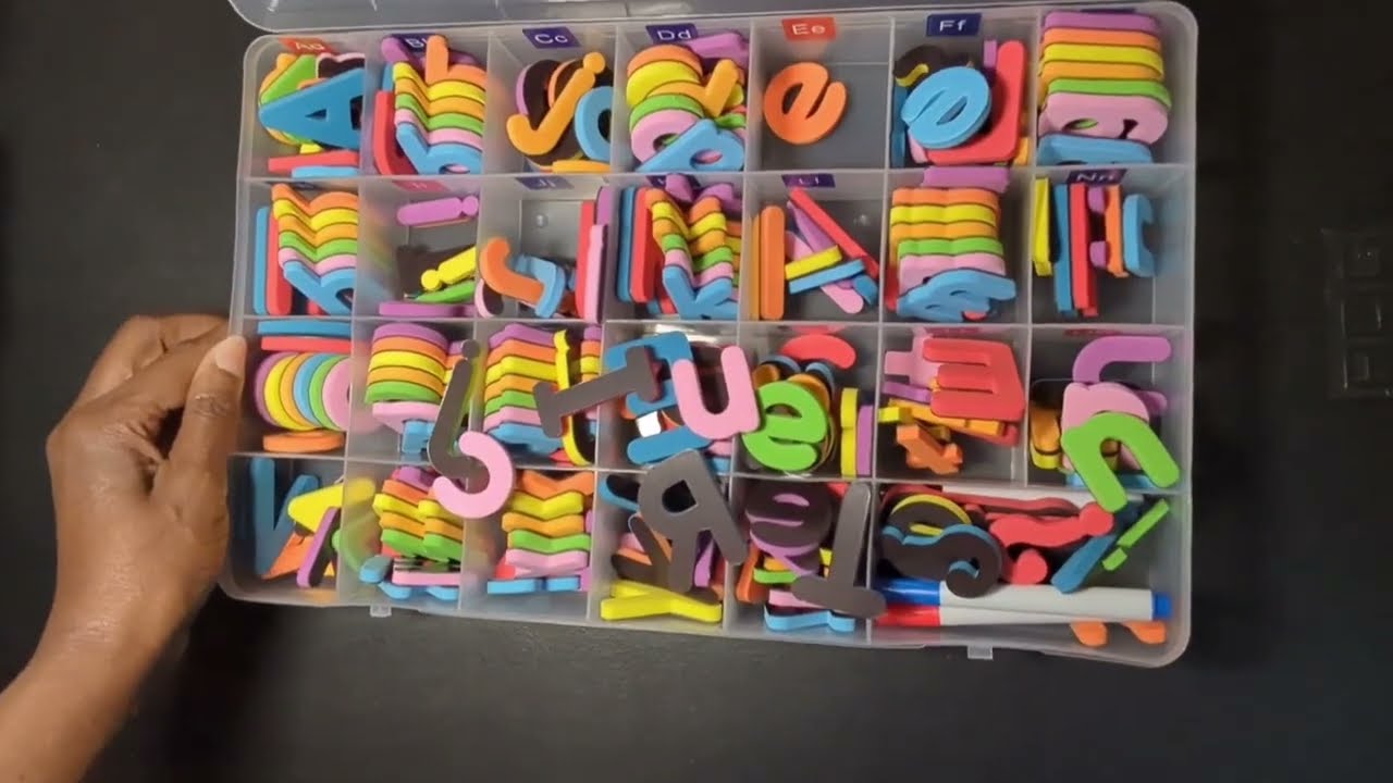 JoyCat Magnetic Alphabet Letter Set with Board