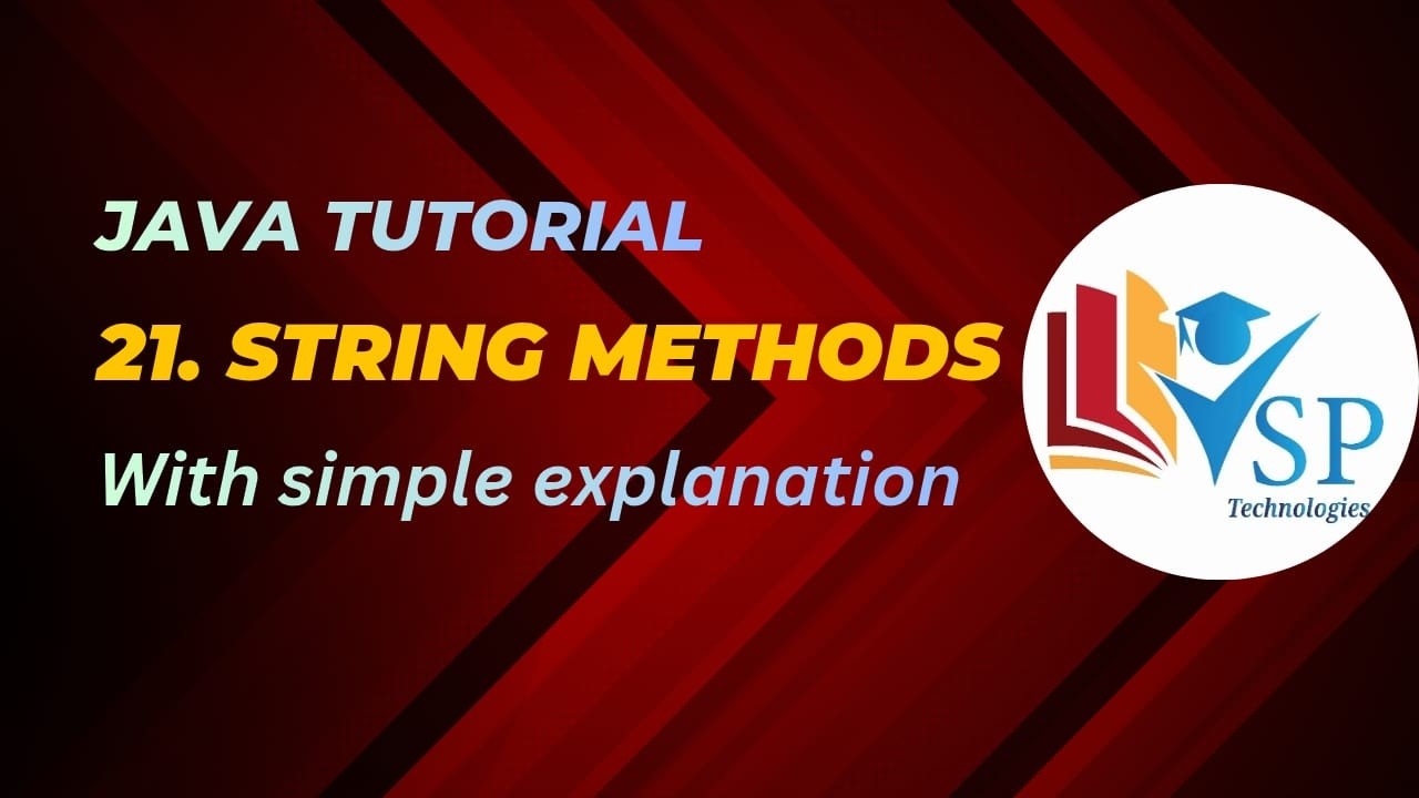 String Methods in Java | Important Java String Functions with Examples | Java Tutorial