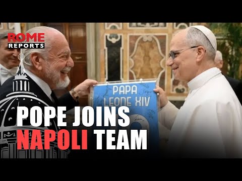 Pope Leo XIV: The newest member of Napoli, the Italian champion soccer team
