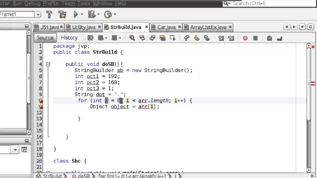 JAVA Using StringBuilder to manipulate data