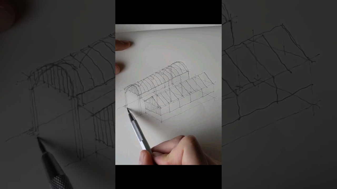 The Key to Mastering Architectural Sketching? #drawing  #architecture #sketch