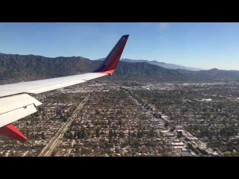 Landing on Runway 33 at Burbank. Rare!
