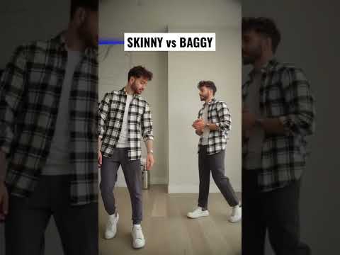 BAGGY Pants versus SKINNY Pants - Part 2 #Shorts