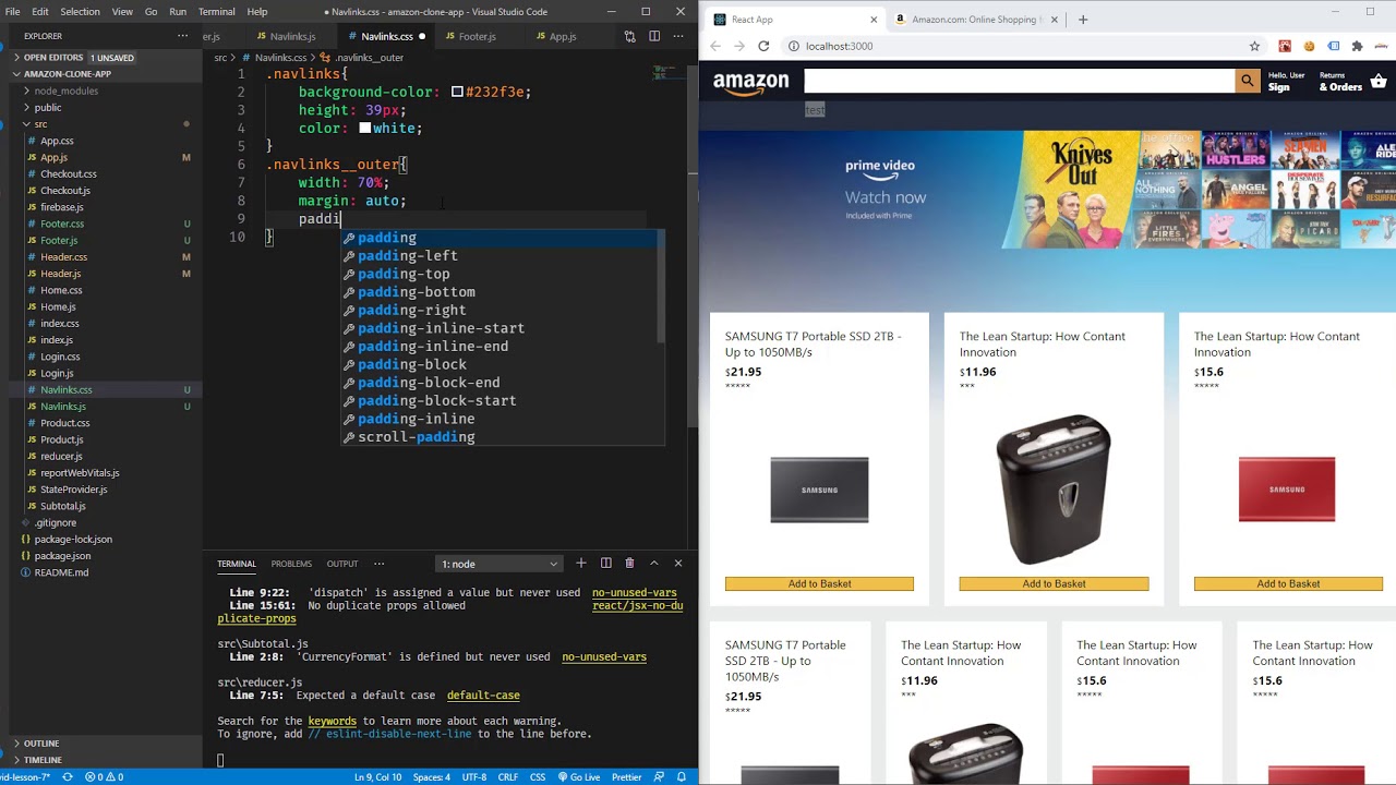 Create an Ecommerce Site with React # Part 9