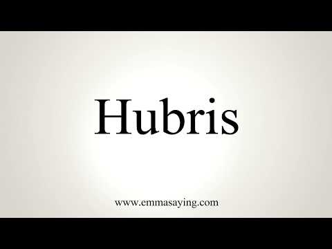 How To Pronounce Hubris